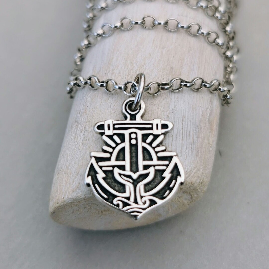 Lucky Anchor Pendant, Lucky Ahoy, Lucky Charm Chain, Pendant Made of ...