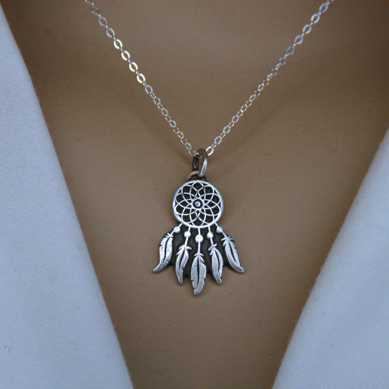 Chain Dream Catcher Silver Handmade Silver Chain With Dream - Etsy UK