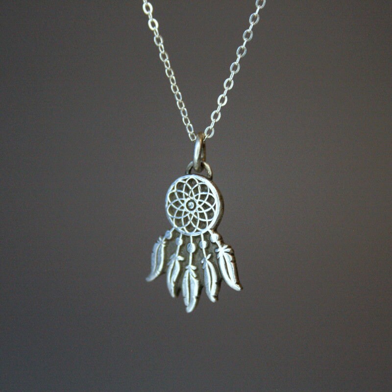Chain Dream Catcher Silver Handmade Silver Chain With Dream - Etsy UK