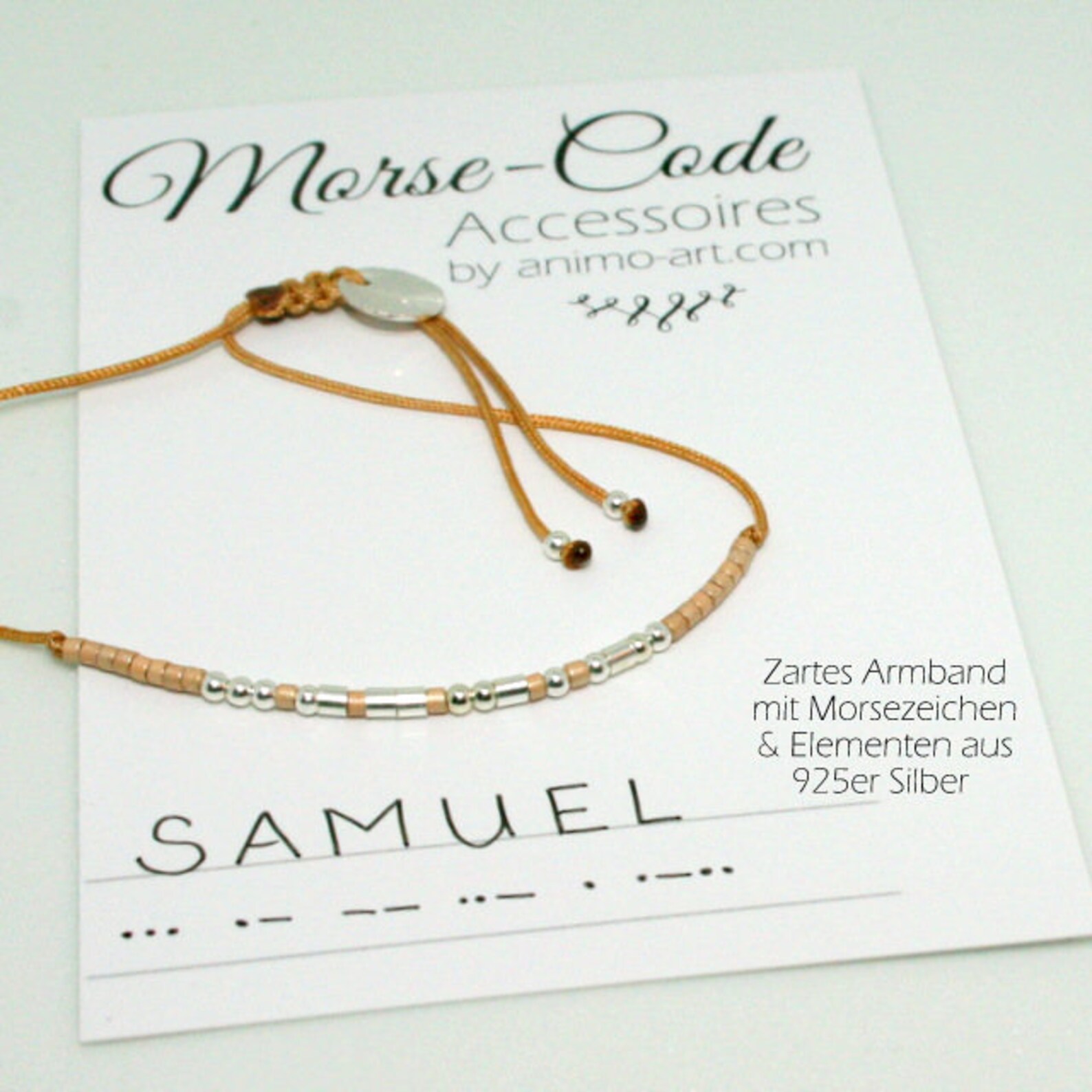 MORSE-CODE Armband mit Wunsch-Name oder Lieblings-Wort | Etsy