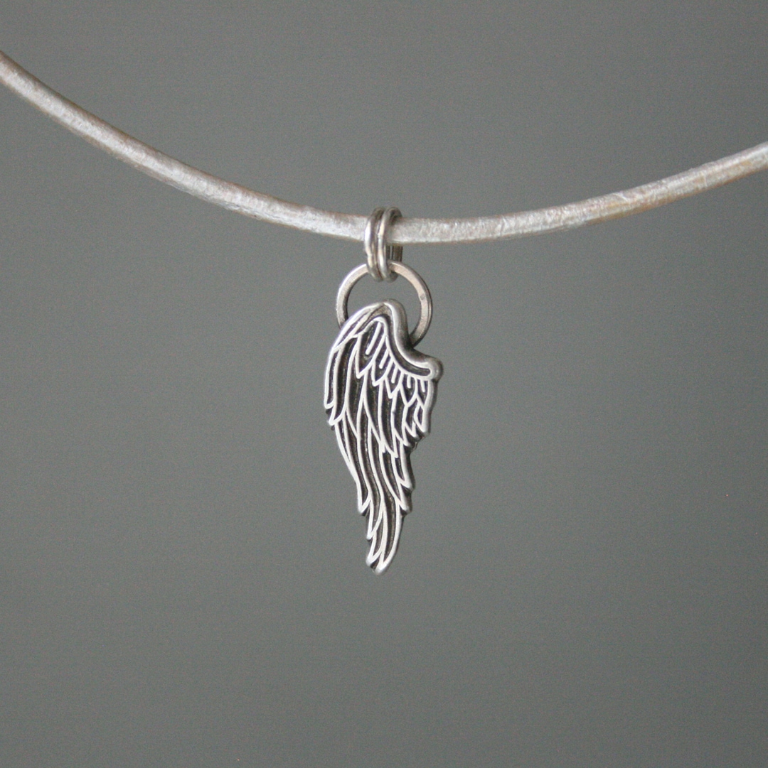 Chain Wing Made of Recycled 925 Sterling Silver, Angel Wing Pendant in ...