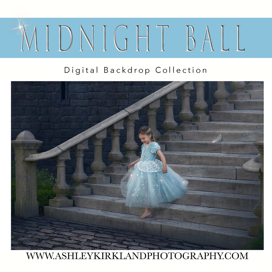 Midnight Ball Digital Backdrop - Etsy