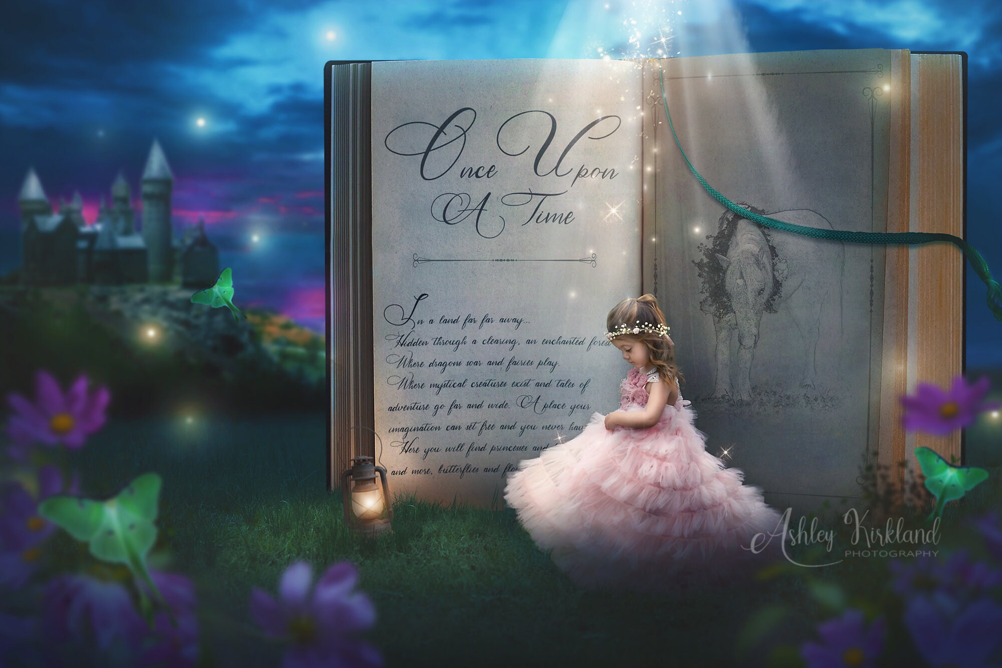 Enchanted Storybook Digital Backdrop - Etsy