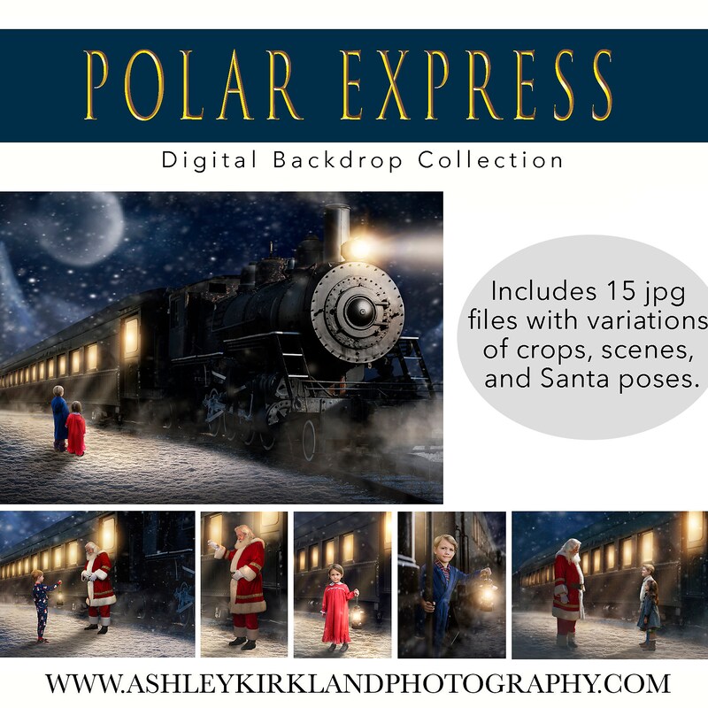 Polar Express Background Digital Download - Etsy