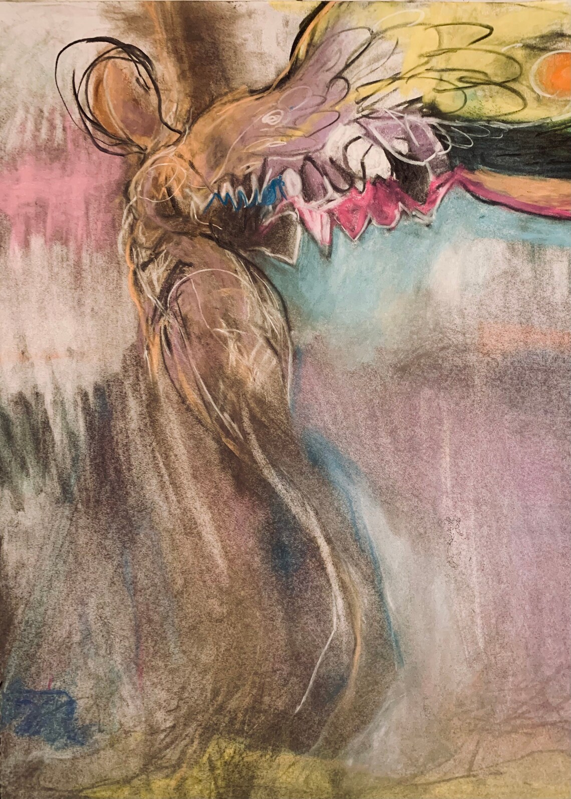 Fleeting Victory: Charcoal & Pastel Drawing, 22" X 30" - Etsy