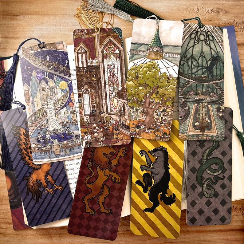 Common Room Bookmarks || 4 Chunky Bookmarks - Etsy