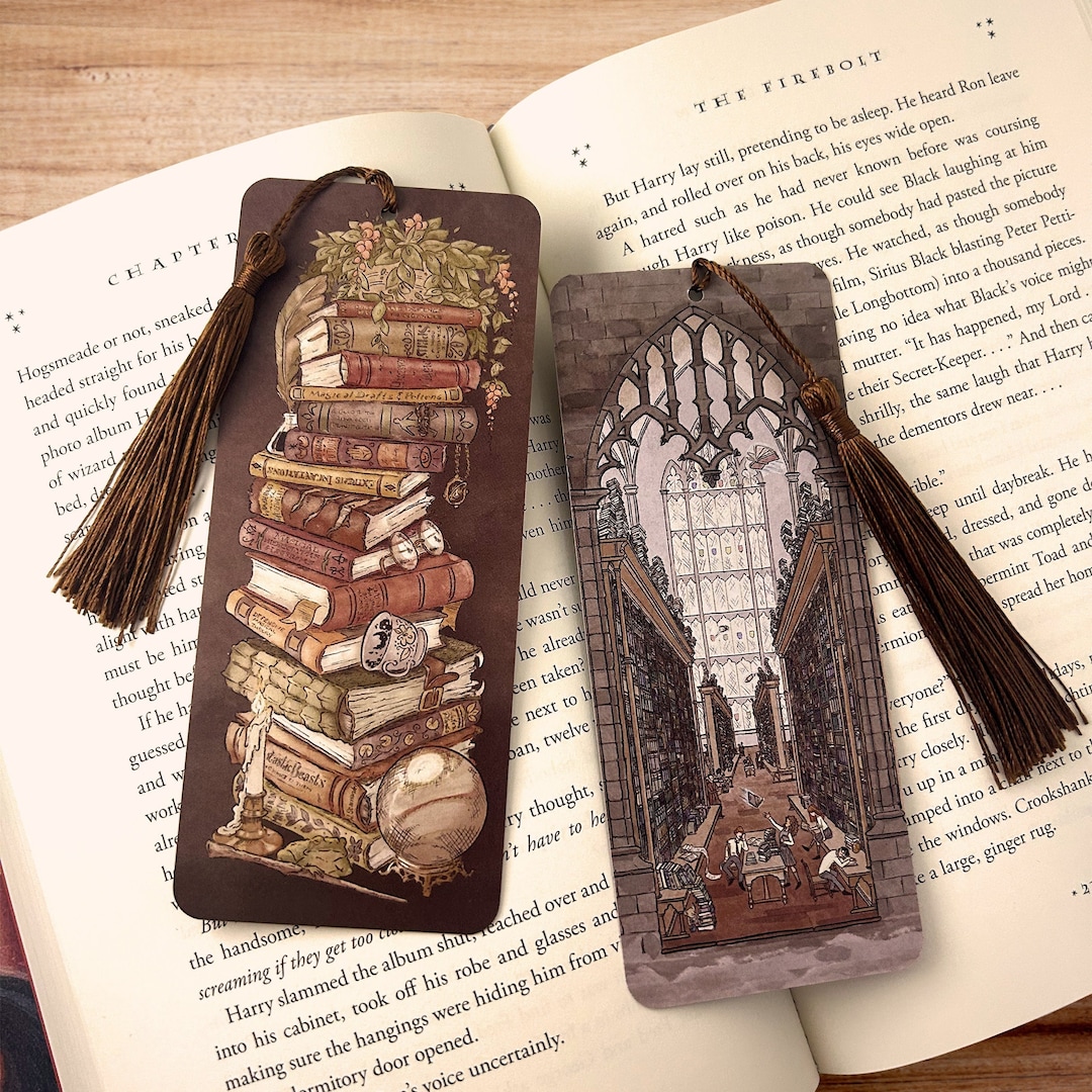 Library Bookmark || Chunky Bookmarks - Etsy