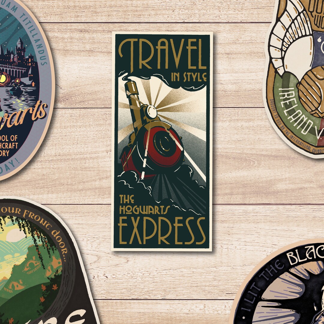 Express Train Sticker || Travel Sticker Series - Etsy