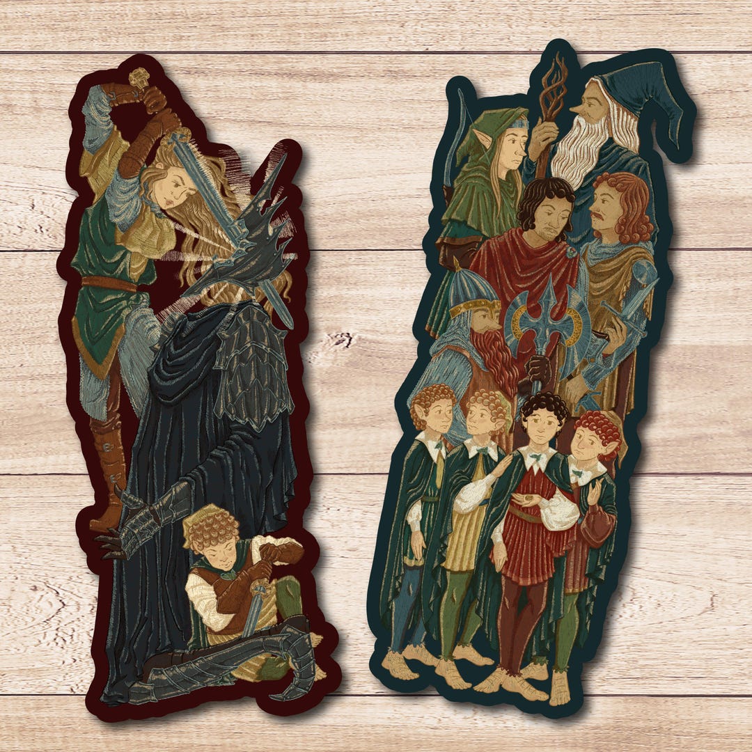 NEW! Tapestry Stickers || Vinyl Stickers || There and Back Again ...
