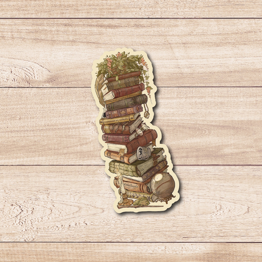 Overdue Library Books || Vinyl Stickers - Etsy