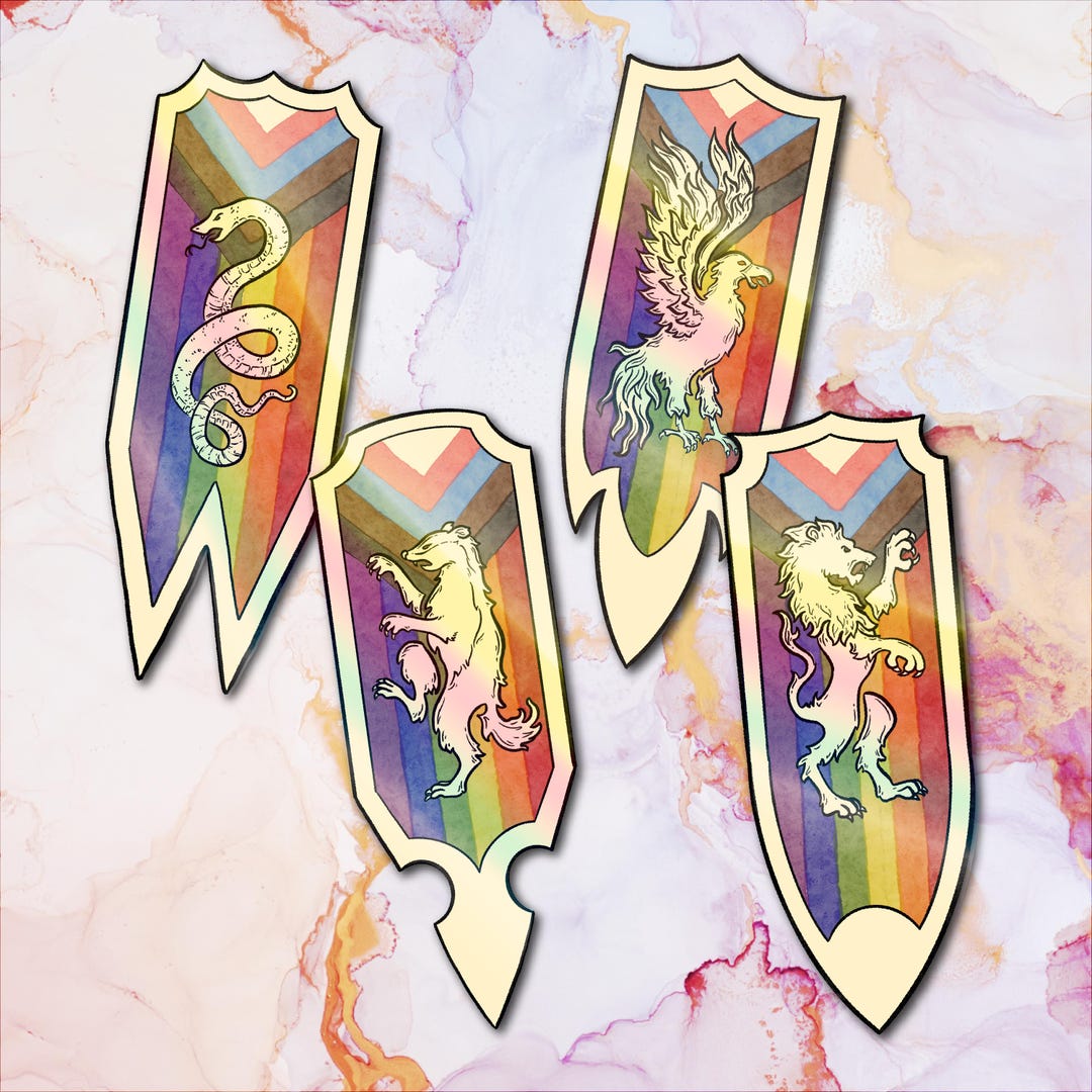 Pride Month House Stickers! || Vinyl Stickers - Etsy