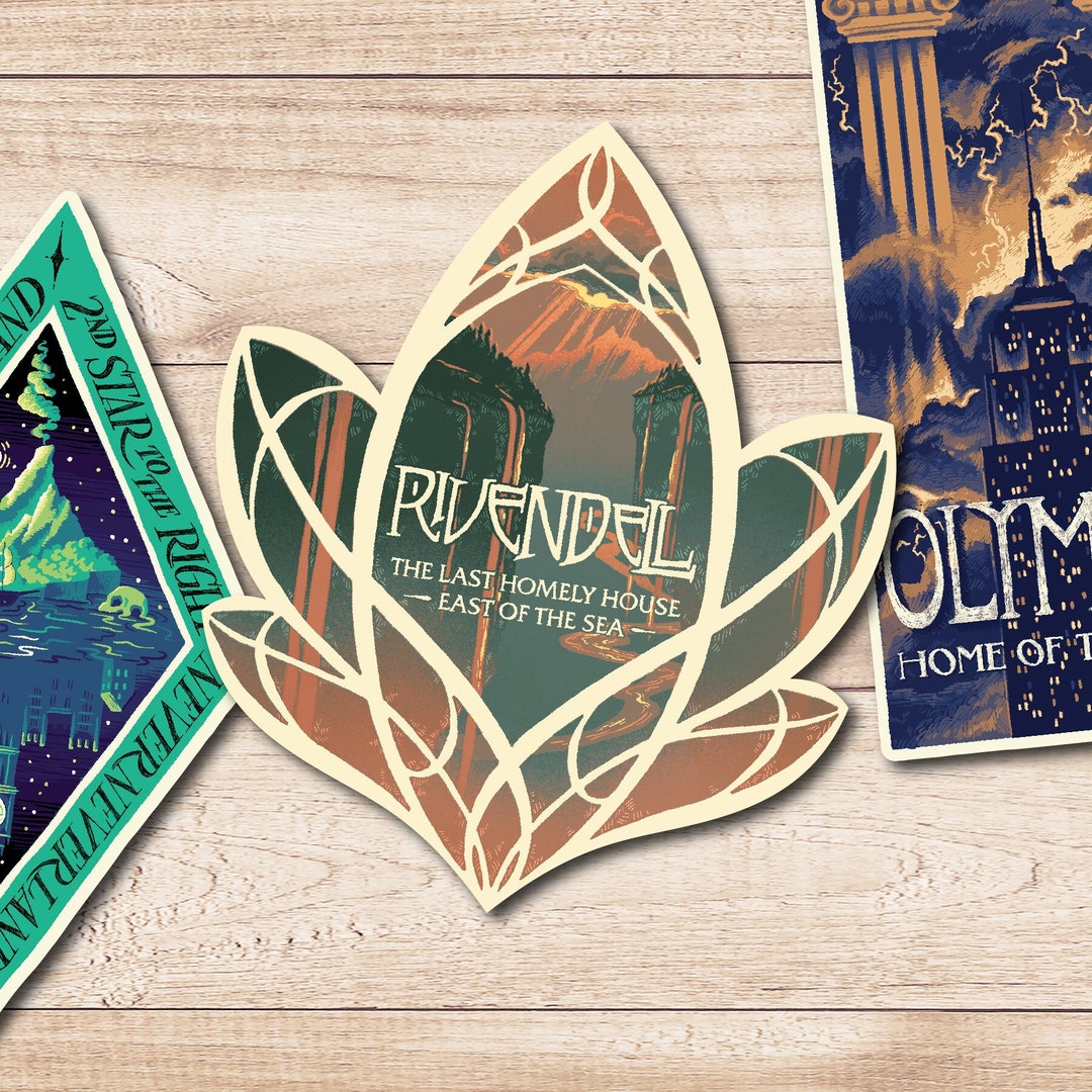 Rivendell, Middle Earth || Travel Sticker Series - Etsy