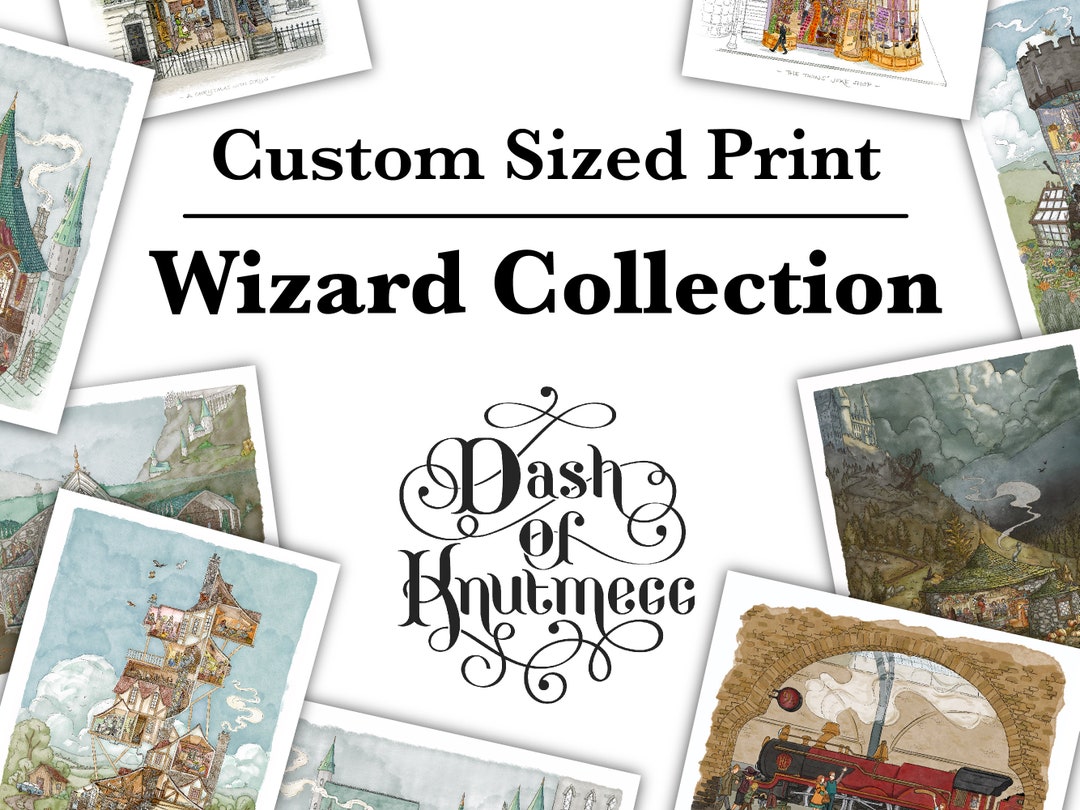 Custom Sized Prints for Wizard Collection|| Please Read Item ...