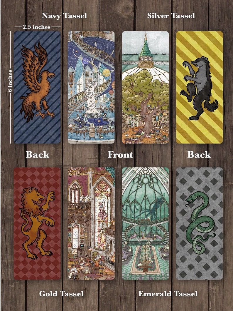 Common Room Bookmarks || 4 Chunky Bookmarks - Etsy