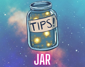 Gratuity Tip Jar YOU Are Appreciated Receive a Custom - Etsy