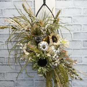 Fall Wall Decor, Fall Wall Sconce, Neutral Fall, Fall Decor, Home Decor ...