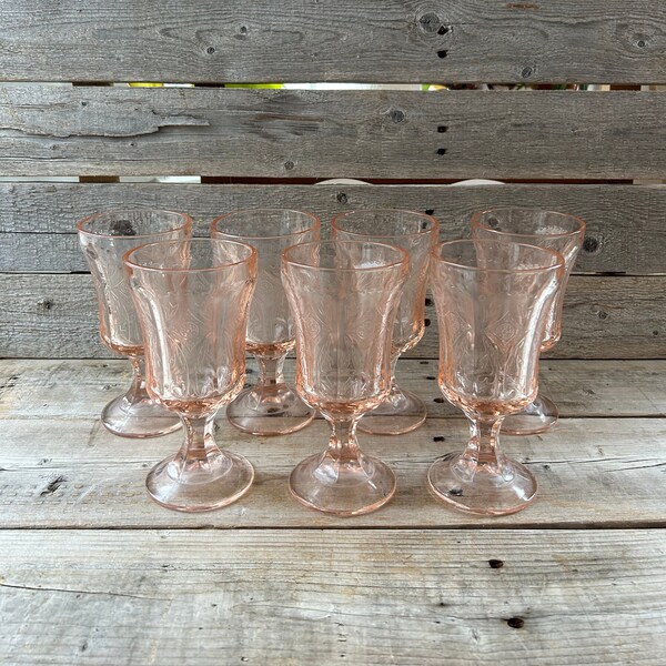 Pink Goblets - Etsy