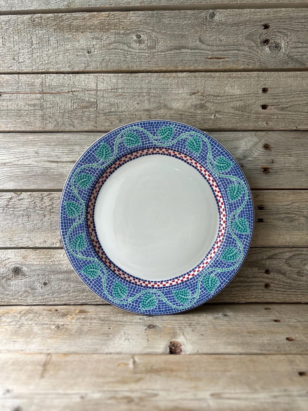 Dansk Mosaic Wave Dinner Plate - Etsy