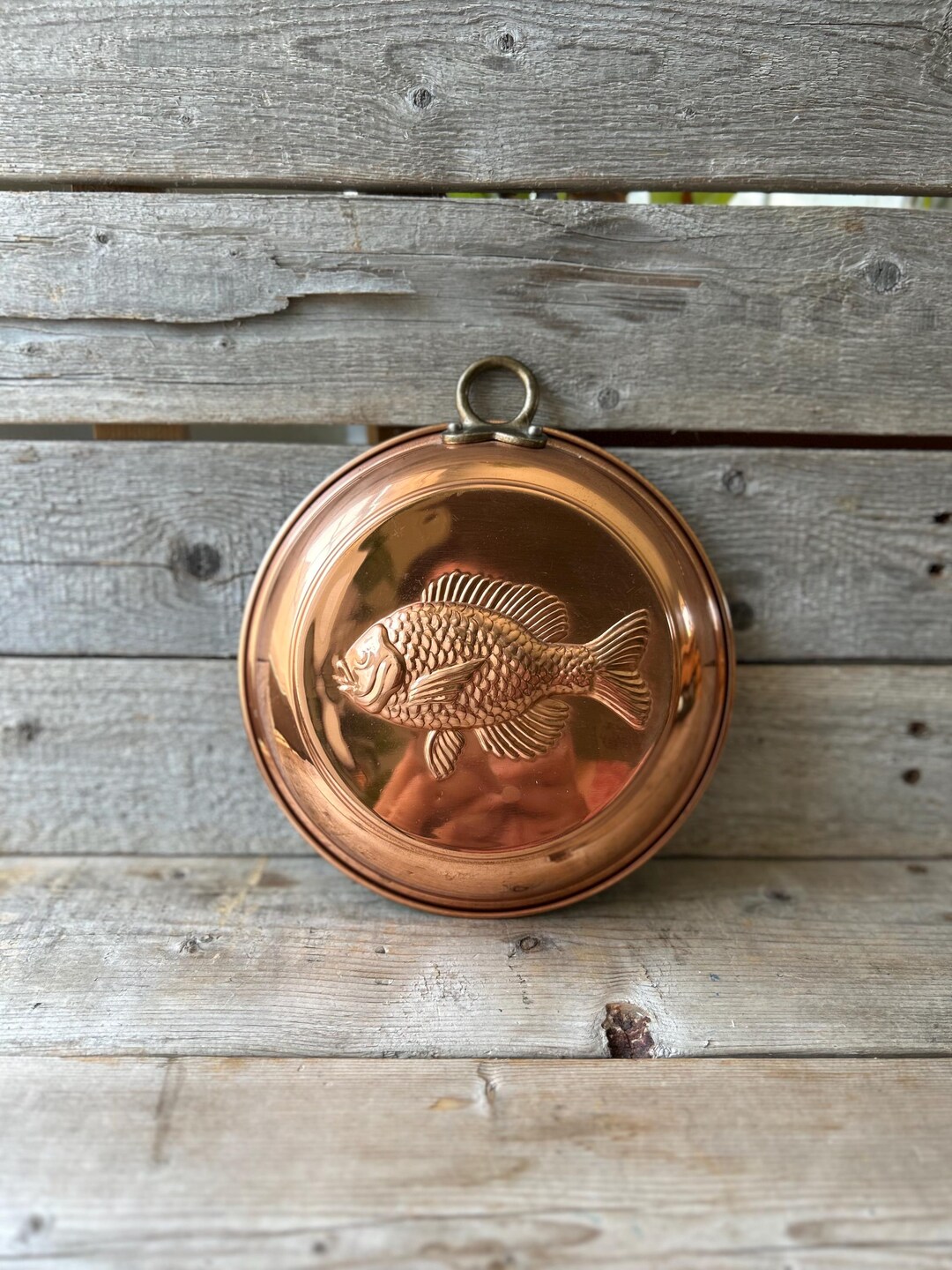 Vintage Copper Fish Mold - Etsy