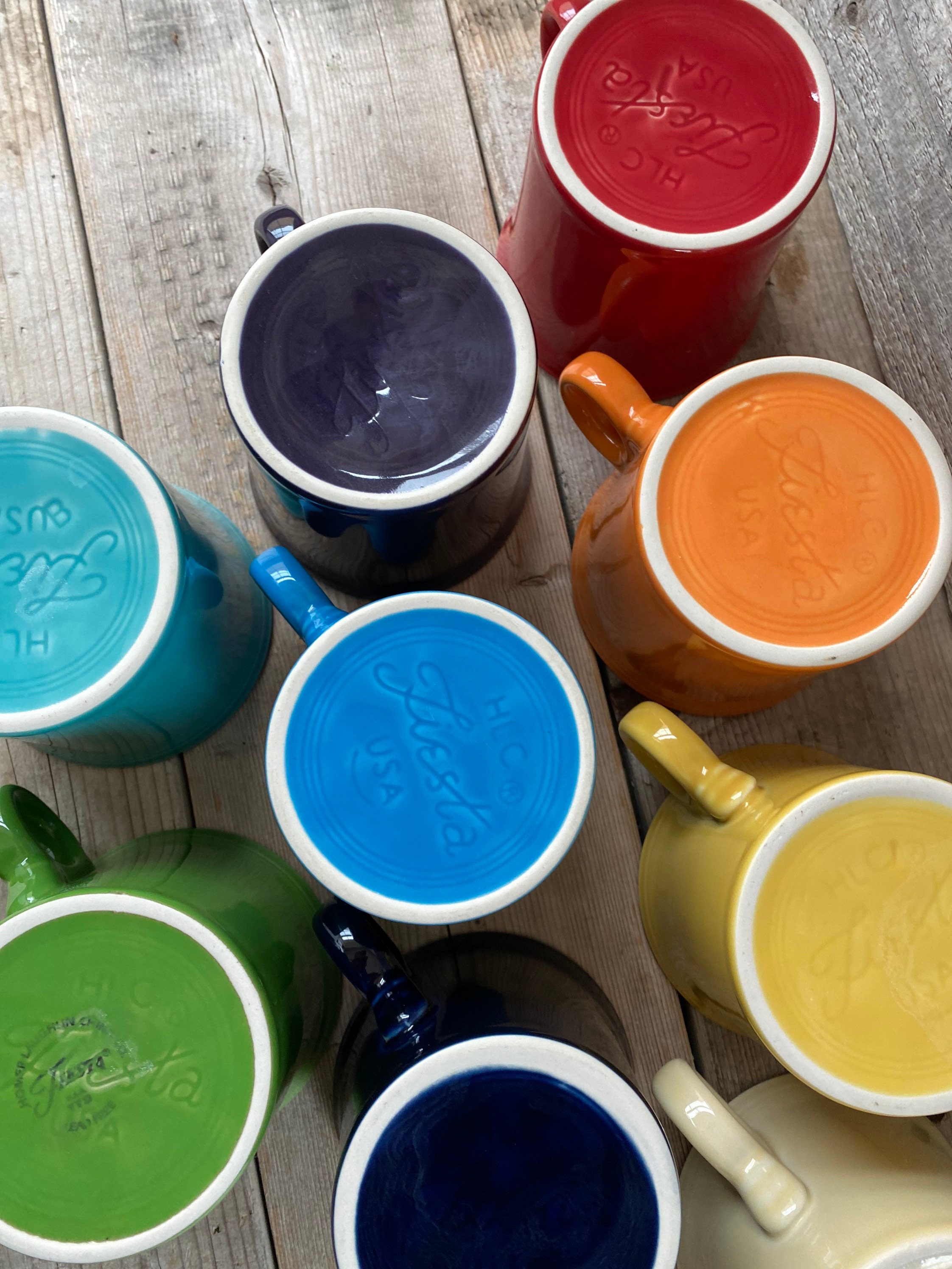 Fiestaware Mugs | Etsy