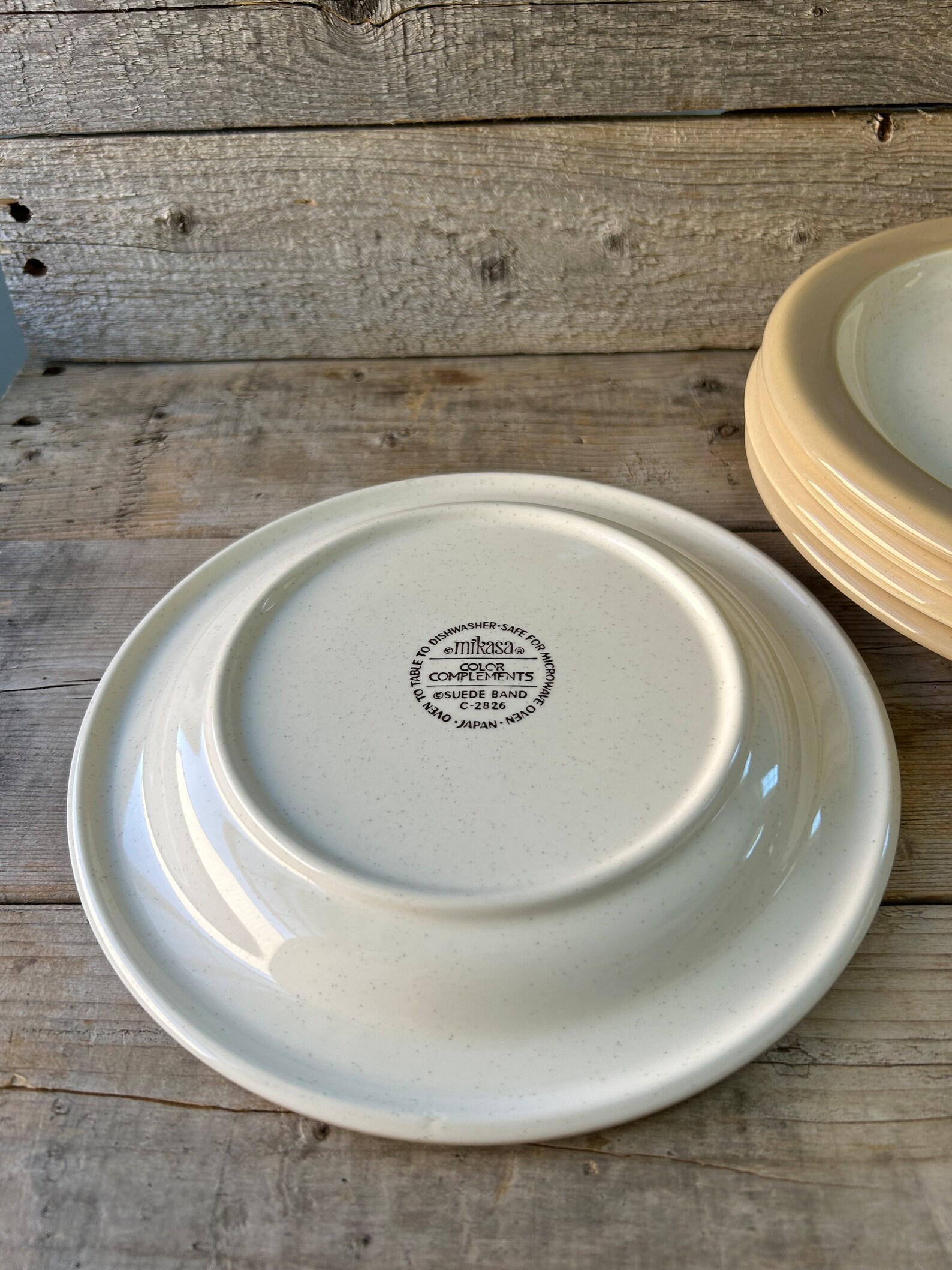 Mikasa Ultra Suede Salad Plates - Etsy
