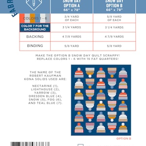 PDF Snow Day Quilt Pattern - Etsy