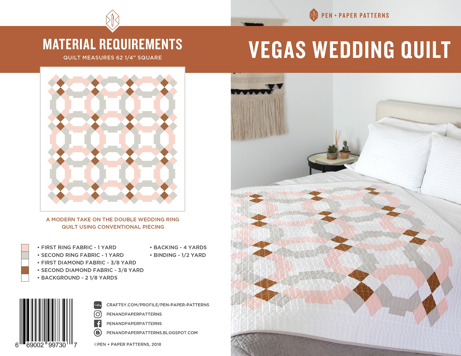 Vegas Wedding PDF Quilt Pattern - Etsy