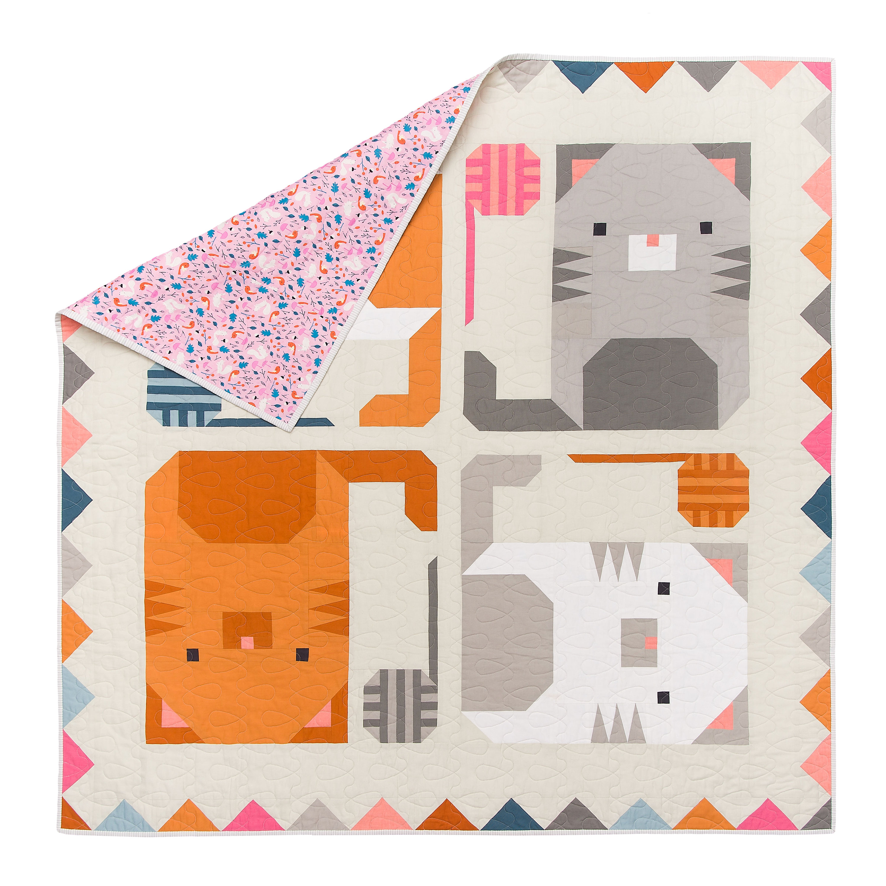 Kitten Around PDF Quilt Pattern - Etsy