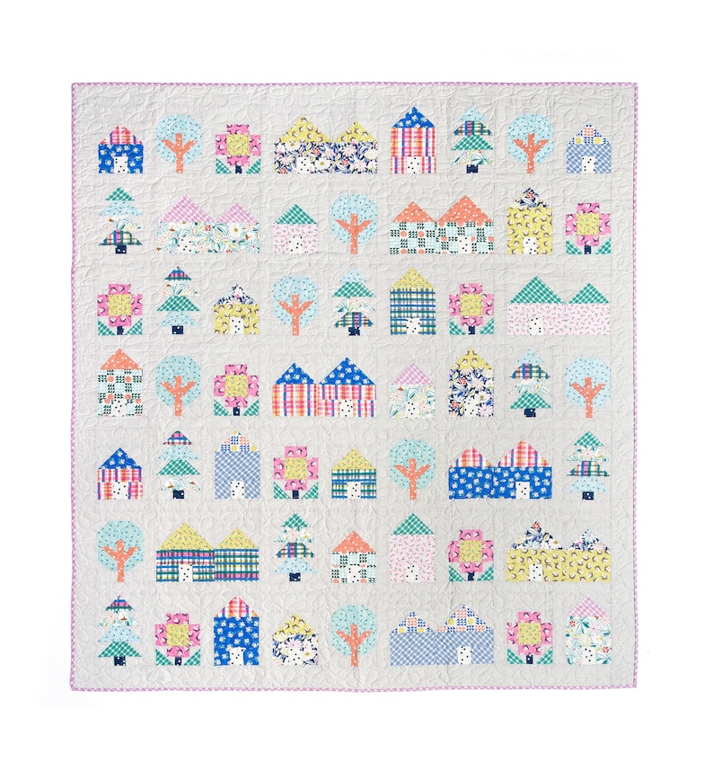 Tiny Town PDF Quilt Pattern - Etsy