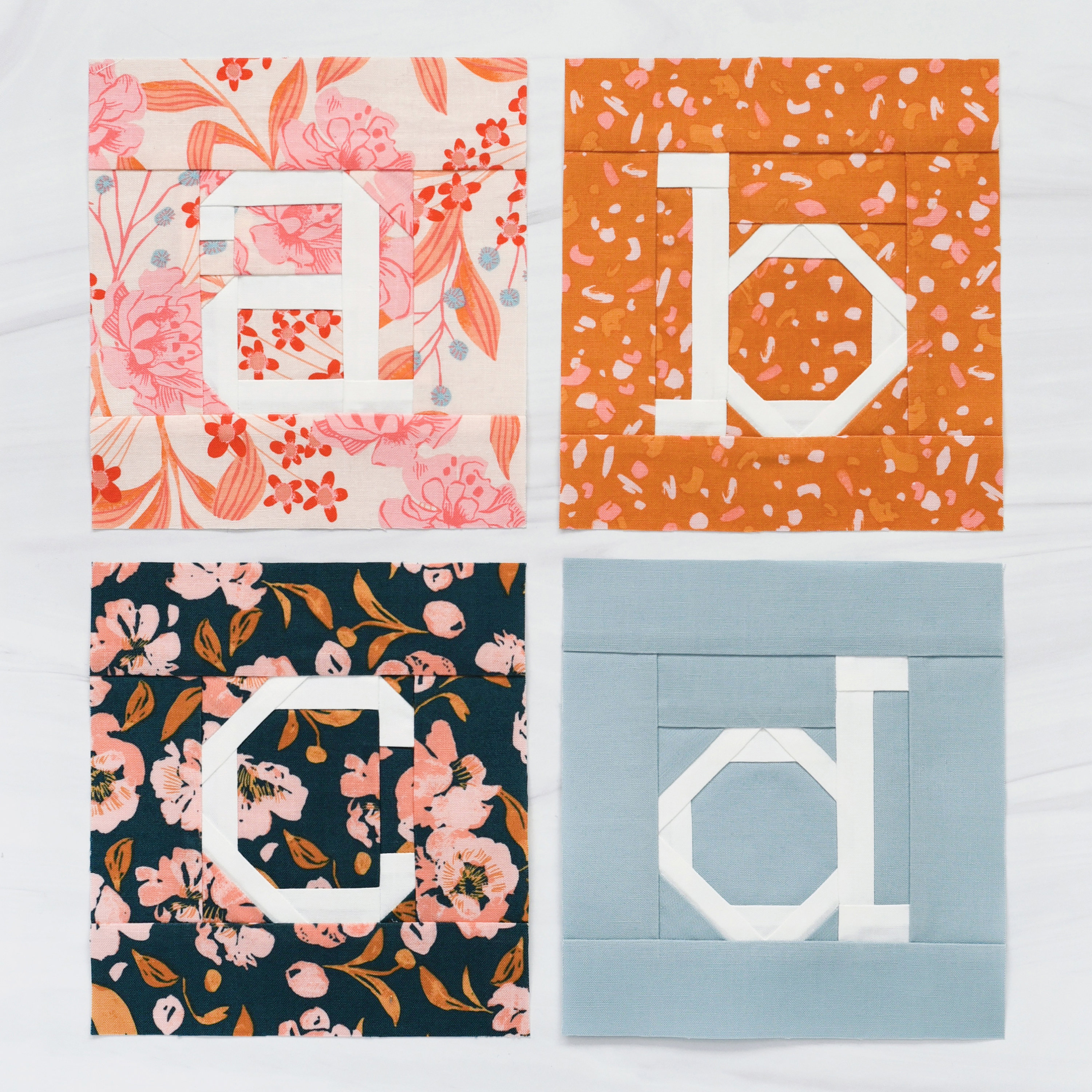 PDF Foundation Paper Piecing Letter Pattern - Etsy