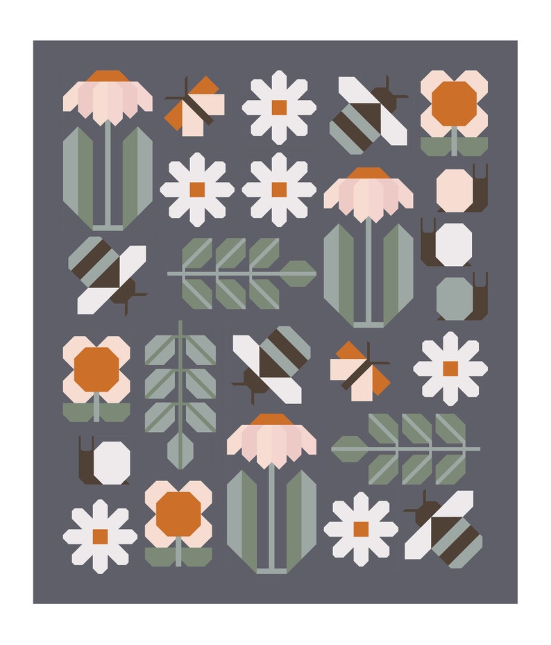 PDF Pen + Paper Sampler Quilt Pattern - Etsy
