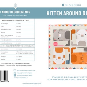 PDF Bundle - Dog Pile & Kitten Around Quilt Patterns - Etsy