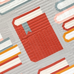 PDF Book Nook Quilt Pattern - Etsy