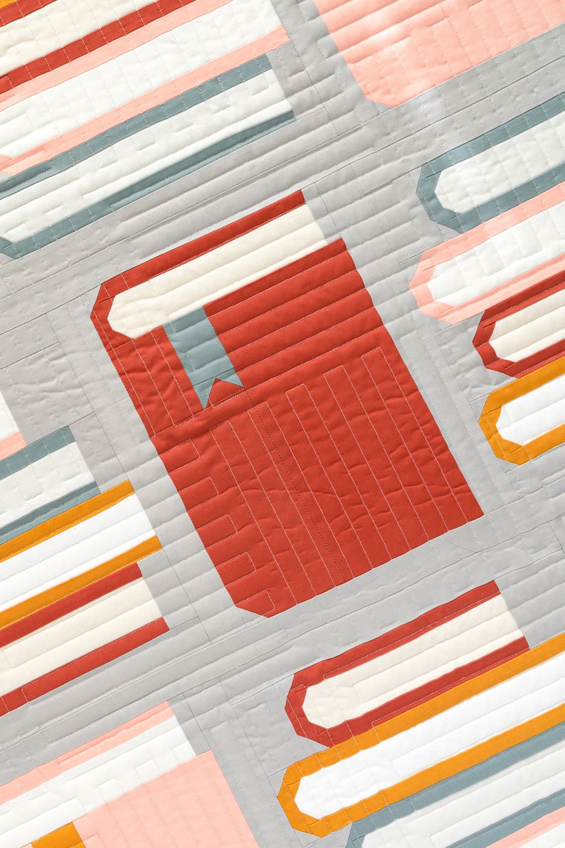 PDF Book Nook Quilt Pattern - Etsy