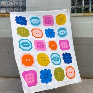 PDF Buttoned up Quilt Pattern - Etsy