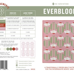 PDF Everbloom Quilt Pattern - Etsy