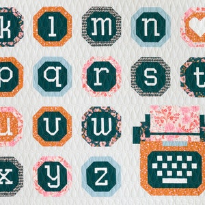 PDF Just My Type Quilt Pattern - Etsy