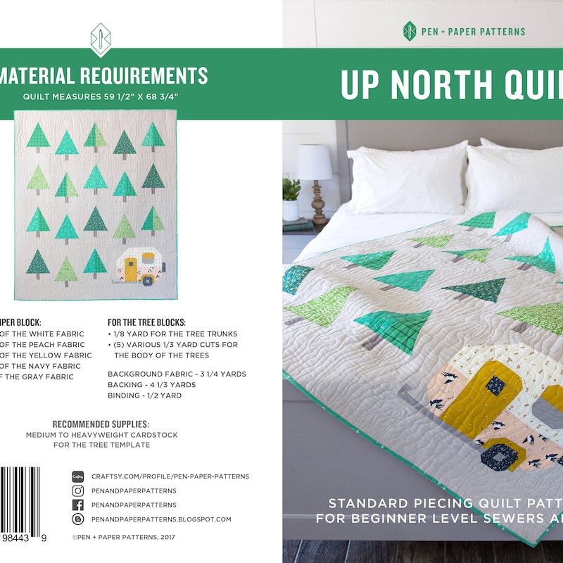 Camping Quilt Pattern - Etsy