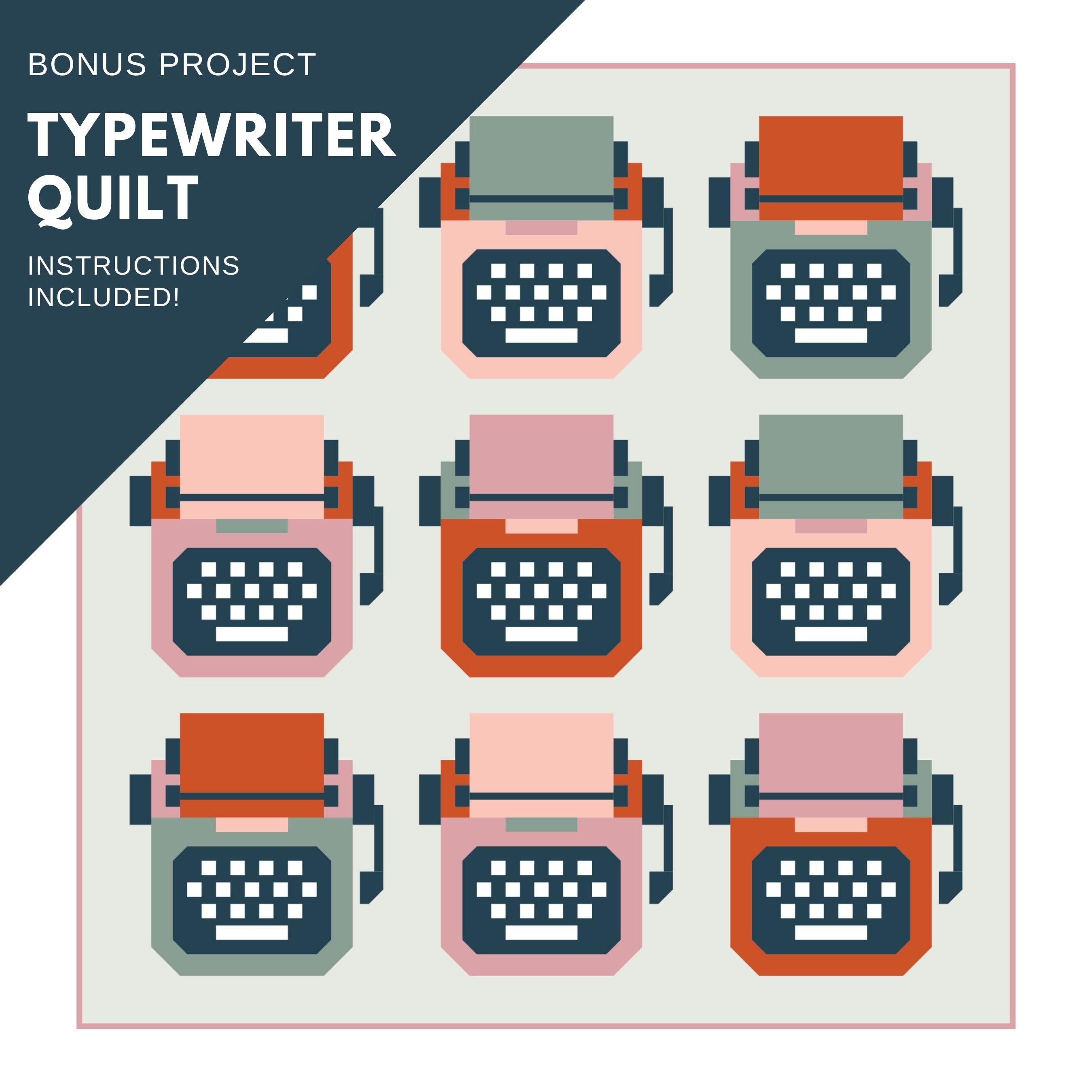 PDF Just My Type Quilt Pattern - Etsy