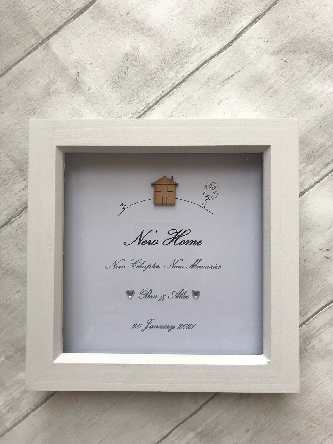 Personalised New Home Frame Housewarming Gift New Home Gift | Etsy UK