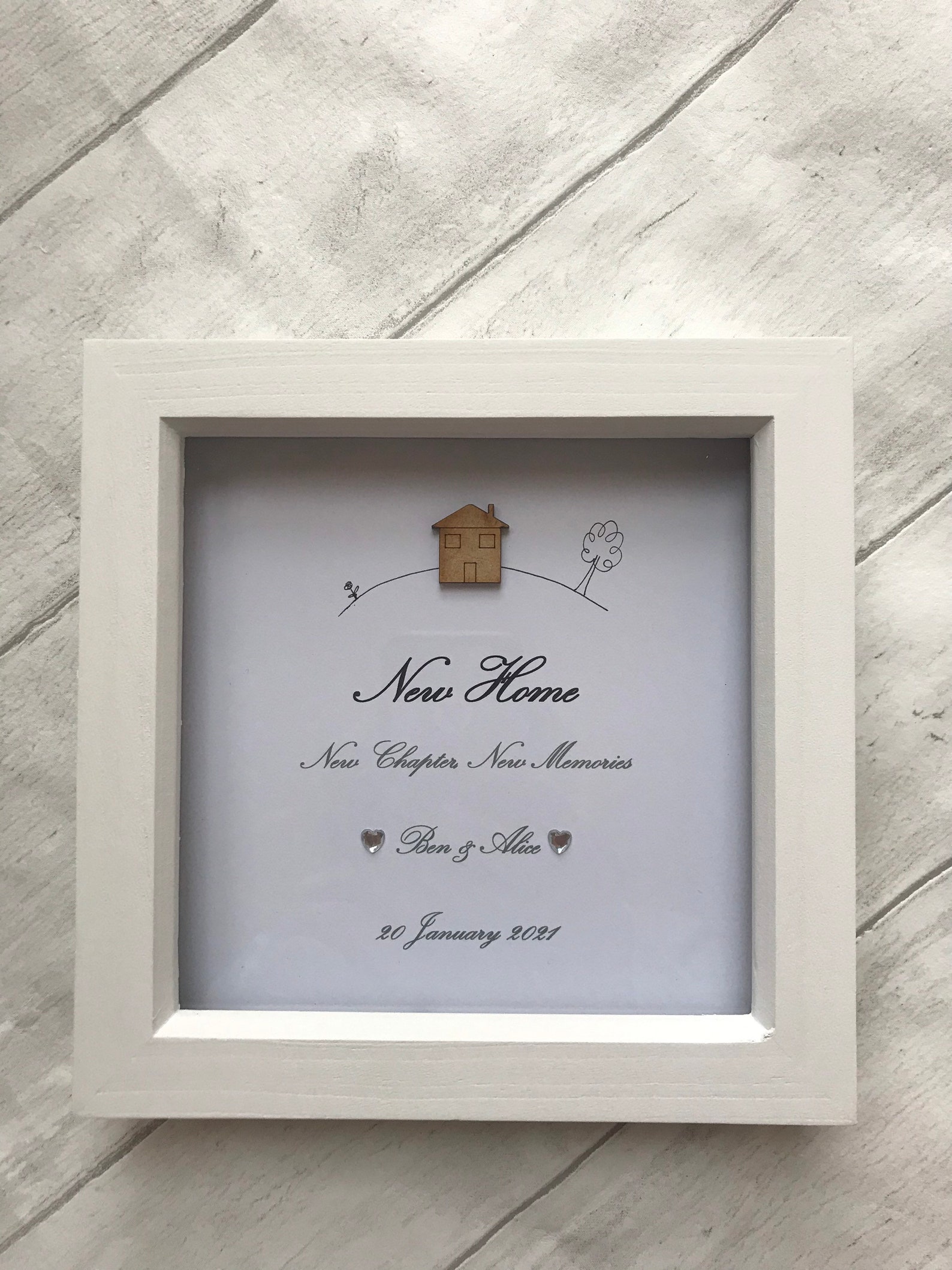 Personalised New Home Frame Housewarming Gift New Home Gift | Etsy UK