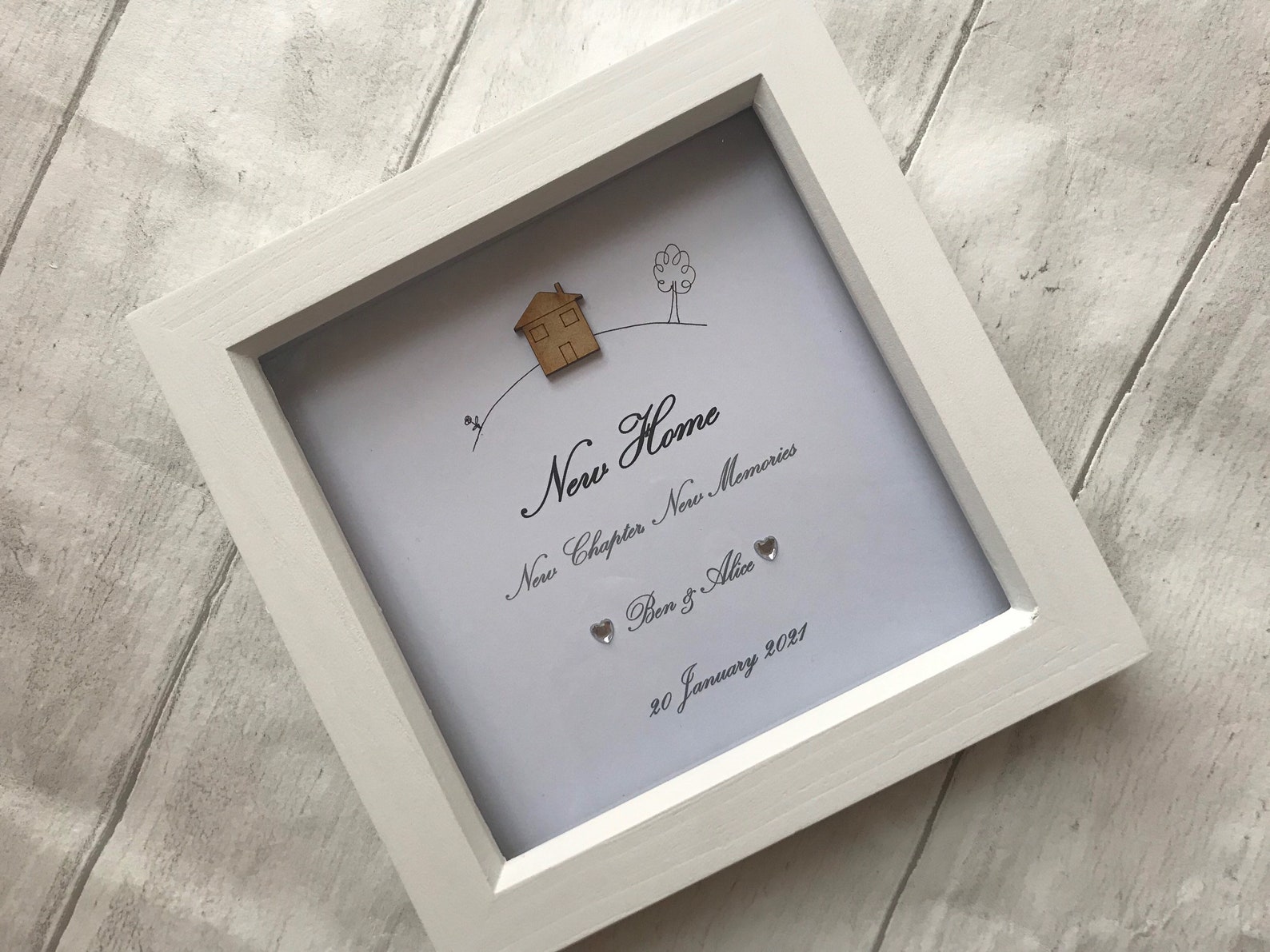 Personalised New Home Frame Housewarming Gift New Home Gift | Etsy UK
