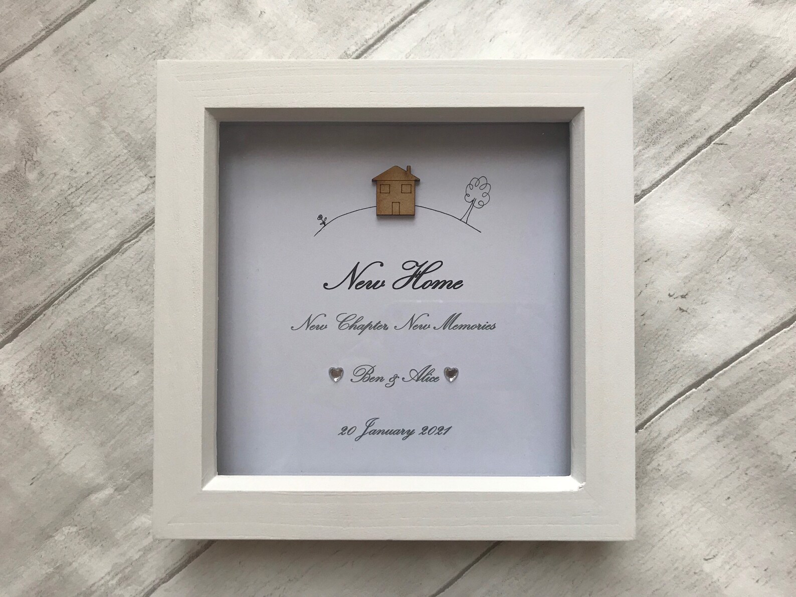 Personalised New Home Frame Housewarming Gift New Home Gift | Etsy UK