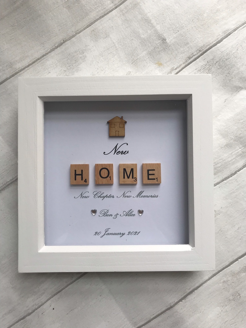 Personalised New Home Scrabble Frame Housewarming Gift New | Etsy