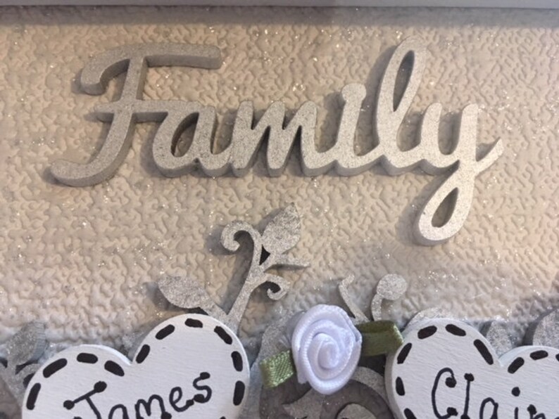 Personalised Silver Family Tree Picture Frame Christmas Gift | Etsy UK