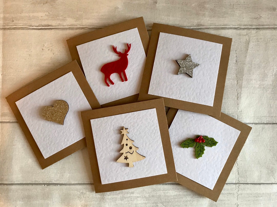 Set of 5 10 or 15 Luxury Christmas Card Multi Pack Holiday - Etsy UK