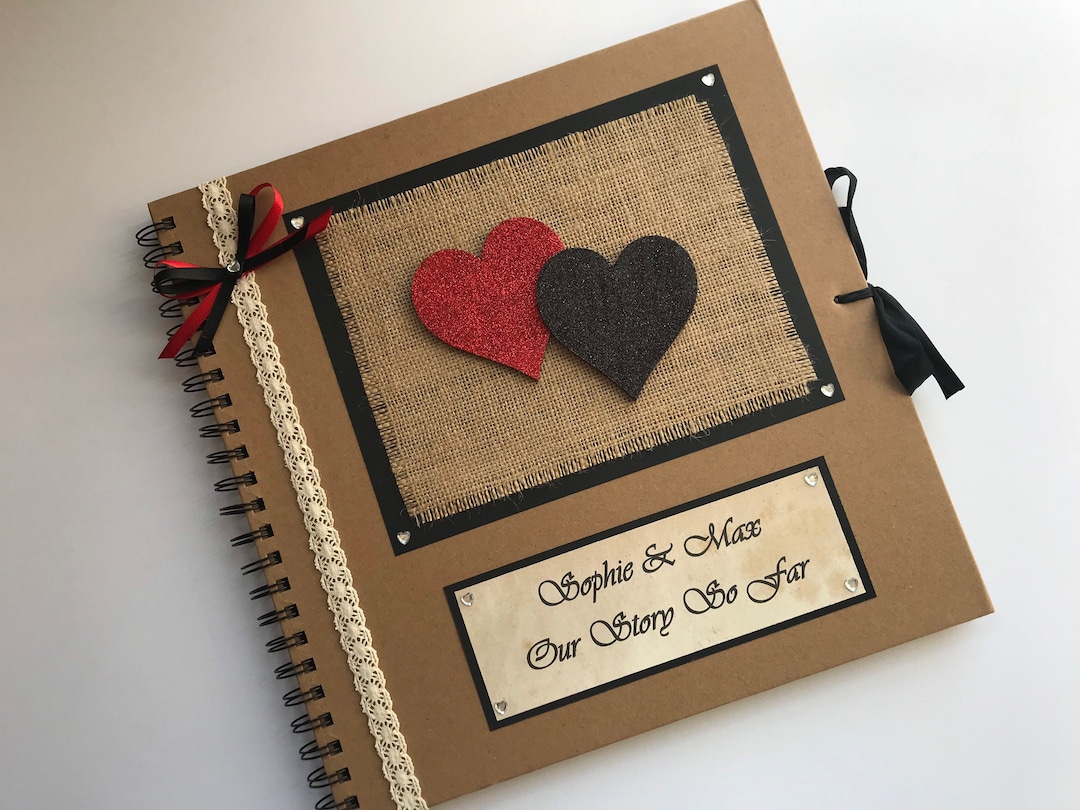 Our Story so Far Scrapbook, Wedding Gift, Valentines Gift, Love Story ...