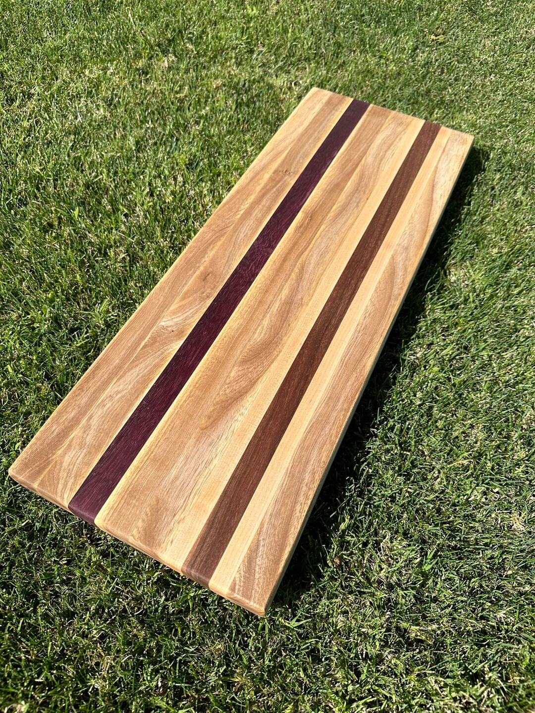 Curly Maple, Purple Heart, Walnut Serving Board - Etsy