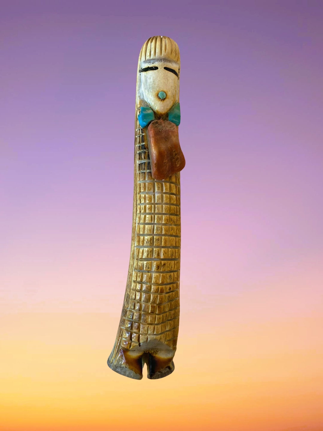 Native American Zuni Corn Maiden Fetish TODD WESTIKA Artist, Carved ...