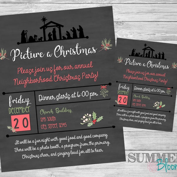 Ward Christmas Party - Etsy